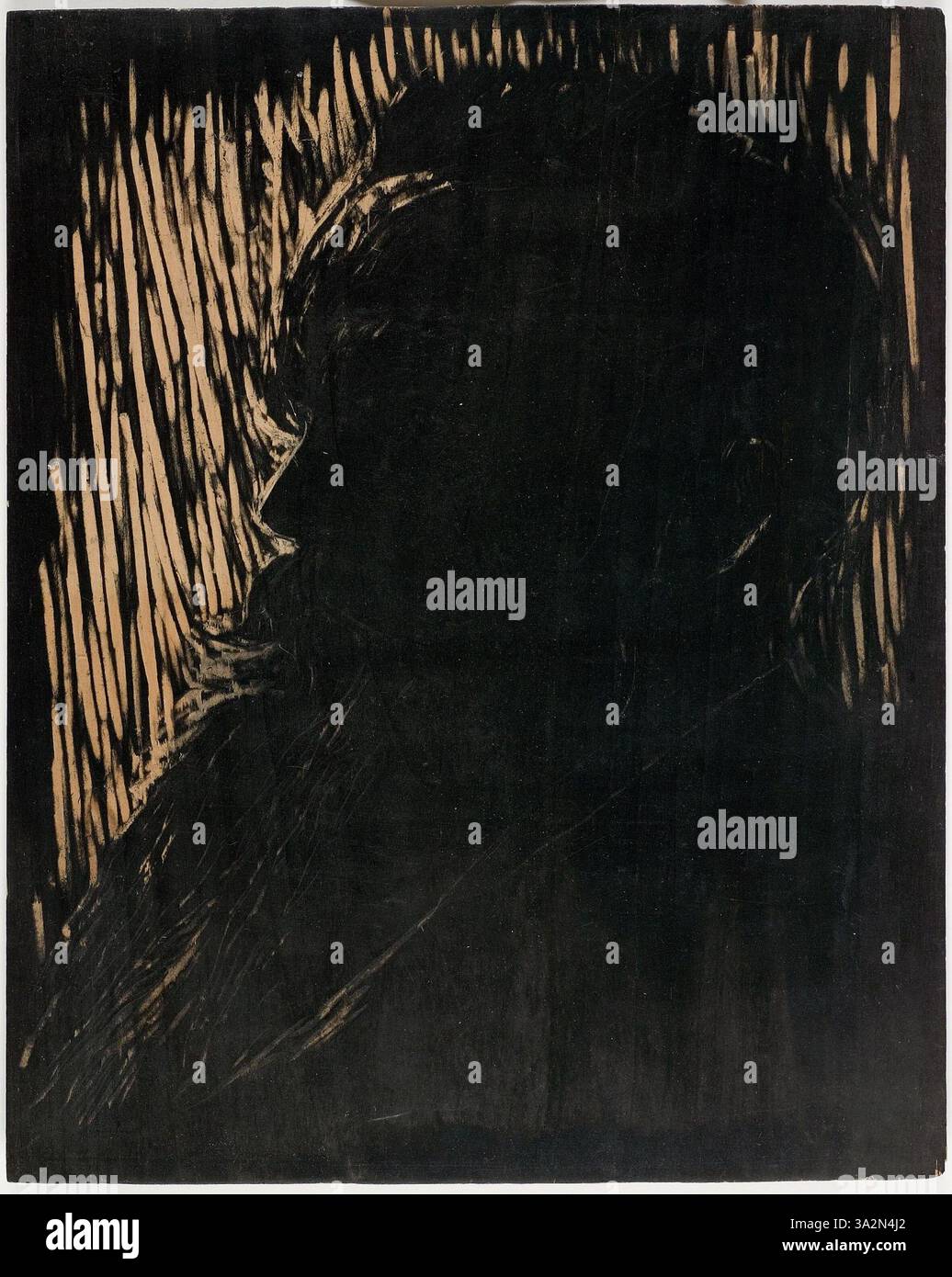 Ce portrait de Marcel Réja par Edvard Munch présente le sujet avec une ...