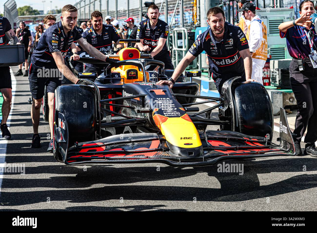 Malbourne, Australie. 19 février 2025. Max Verstappen (NED) - Oracle ...