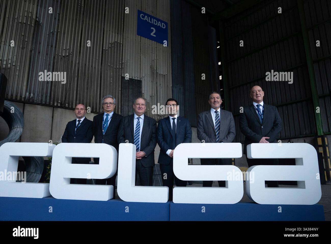 (I-2D) Government delegate in Catalonia, Carlos Prieto, Celsa president ...
