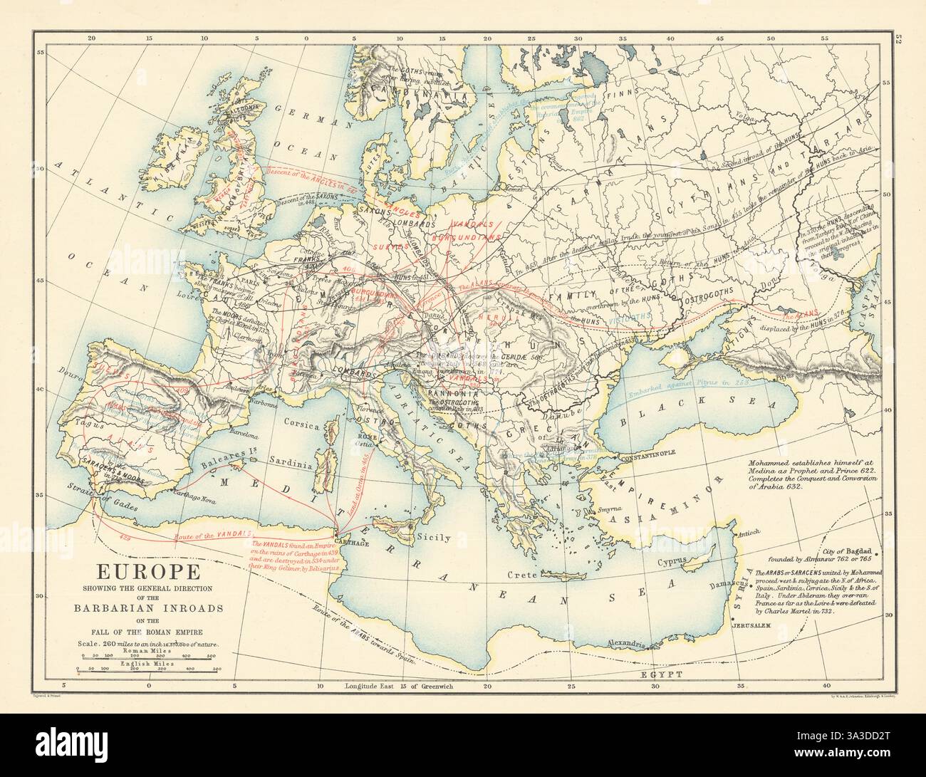 La chute de l'empire romain Banque de photographies et d’images à haute ...