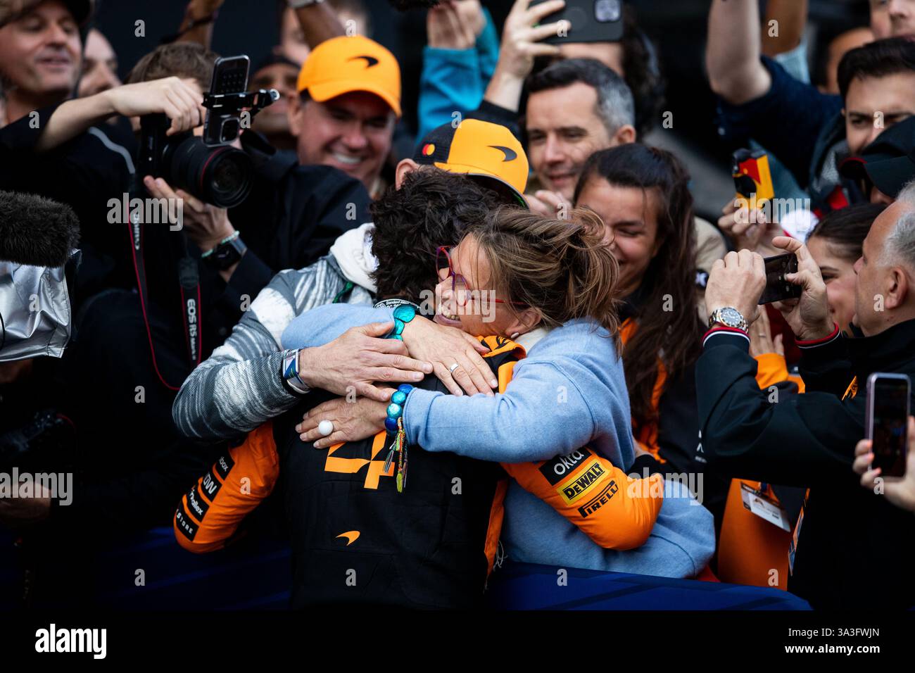 Melbourne, Australie. 16 mars 2025.NORRIS Lando (gbr), McLaren F1 Team ...