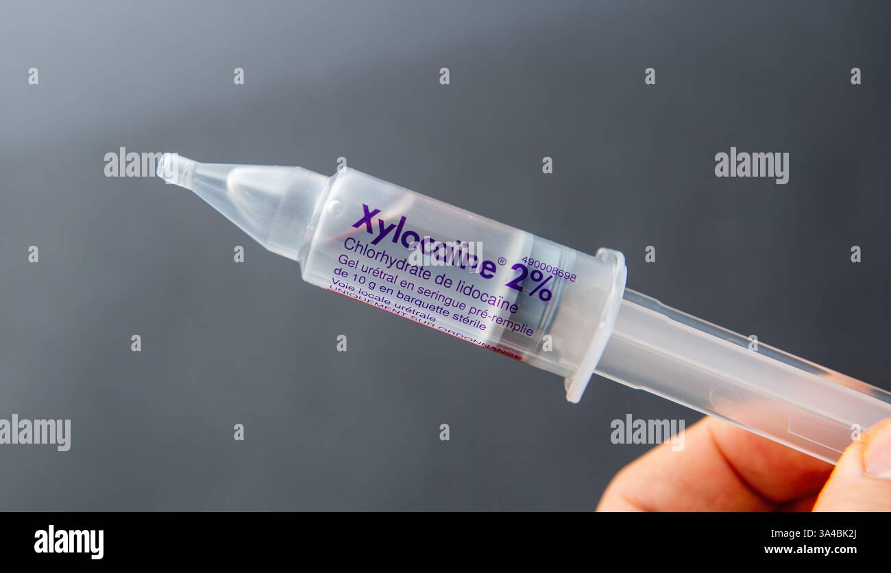 Xylocaine gel Banque de photographies et d’images à haute résolution - Alamy