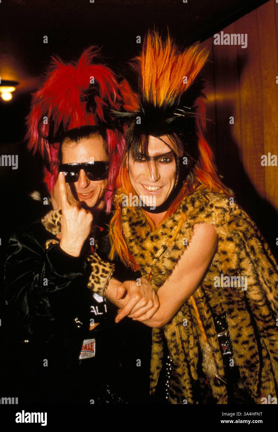 04 août 1986 ; Los Angeles, CA, États-Unis ; groupe glam punk SIGUE ...