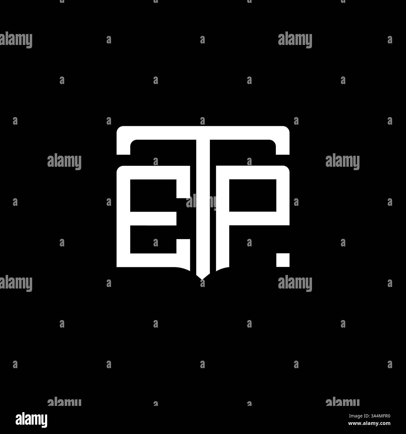 ETP unique moderne moderne abstrait géométrique initiales géométriques ...