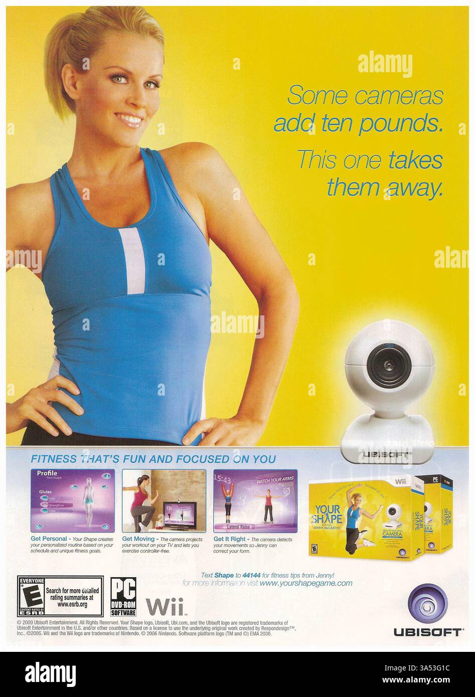 2009 publicité pour le jeu vidéo d'exercice développé par Ubisoft ...