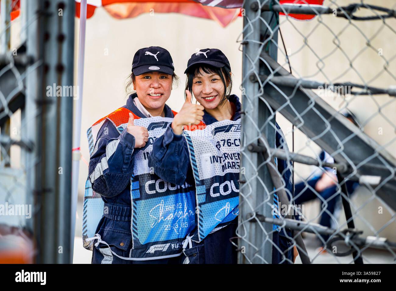 Shanghai, Chine. 22 mars 2025. marshall, commissaire de piste, marshal ...
