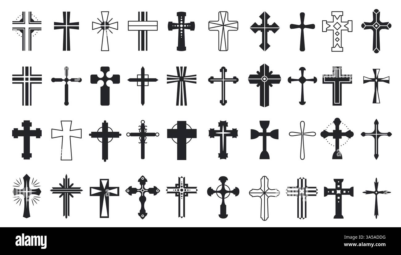 The crucifixion Banque d'images vectorielles - Alamy