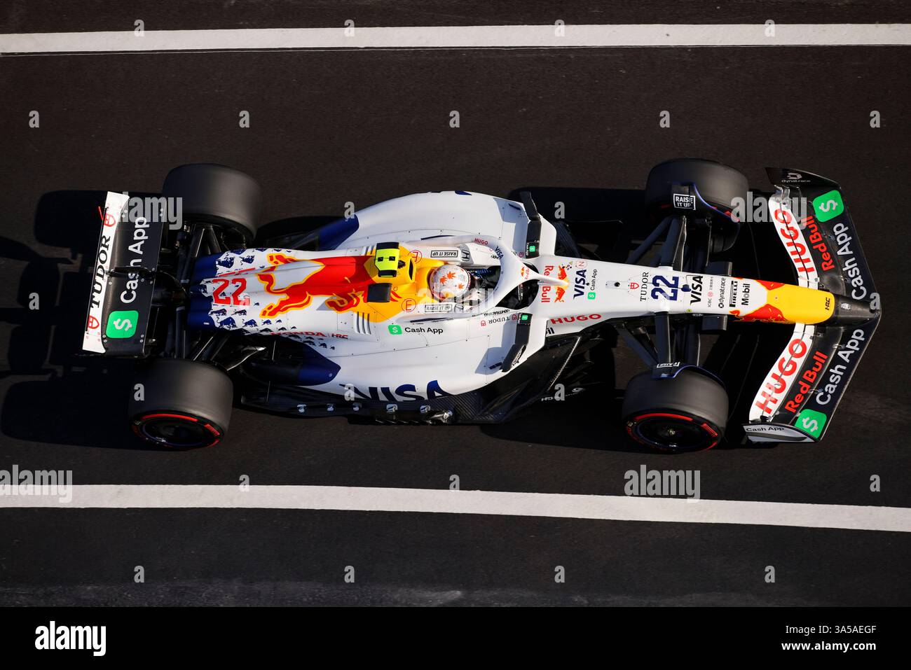 22 TSUNODA Yuki (JAP), Visa Cash App RB F1 Team VCARB02 lors du Grand ...