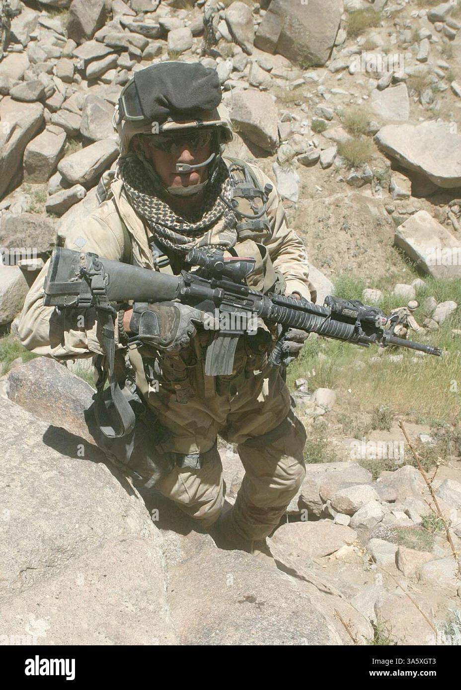 03 juin 2004 ; FOB Ripley, Afghanistan ; avec des taches de sang ...