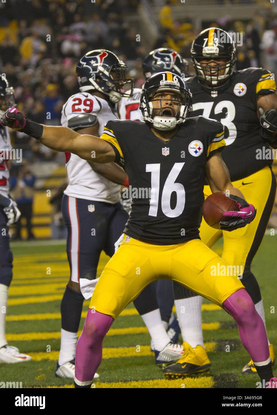20 octobre 2014 - Pittsburgh, Pennsylvanie, U. S - le récepteur large ...