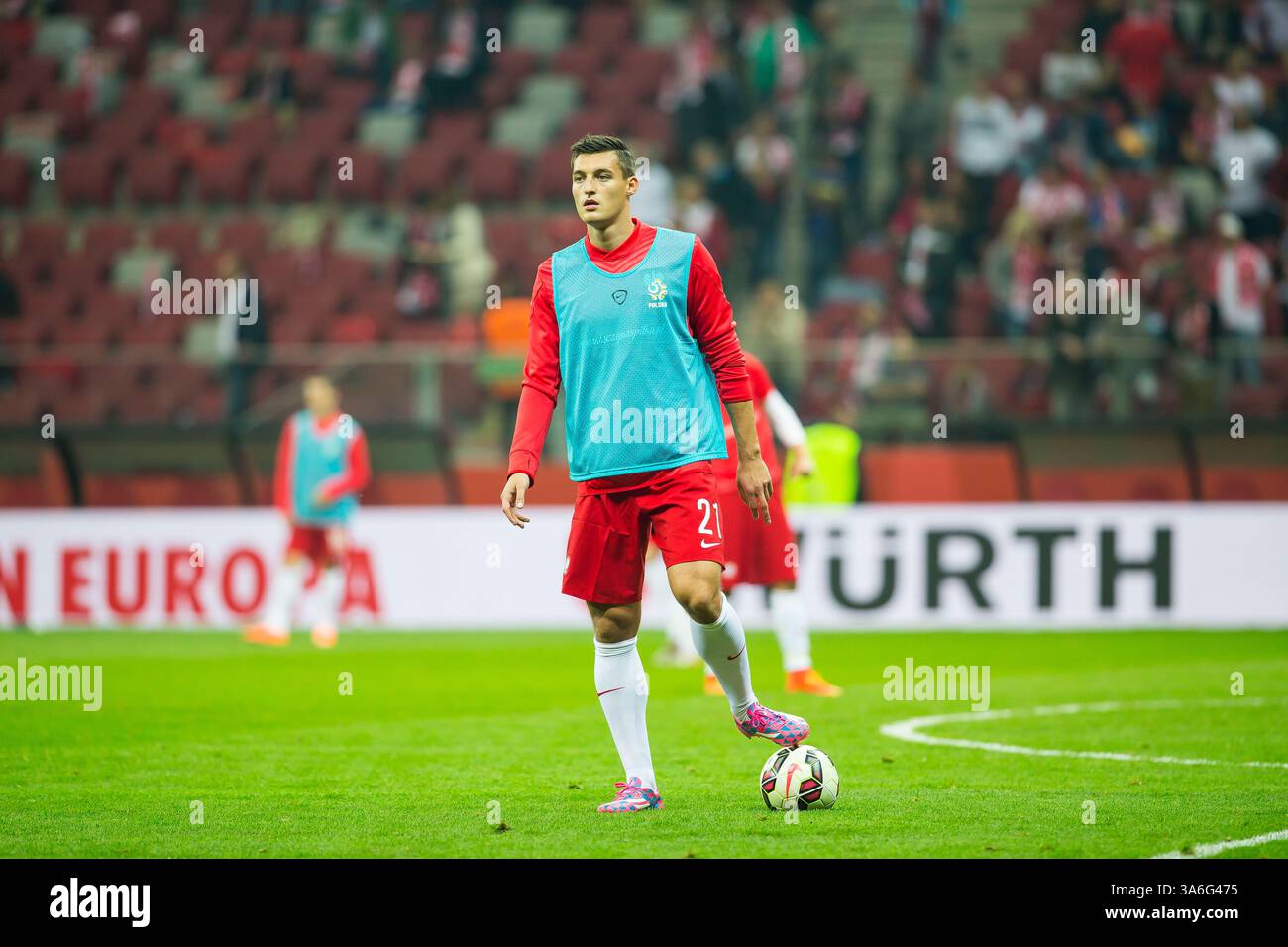 2014.10.11, Varsovie , football, qualification UEFA EURO 2016 , Pologne ...
