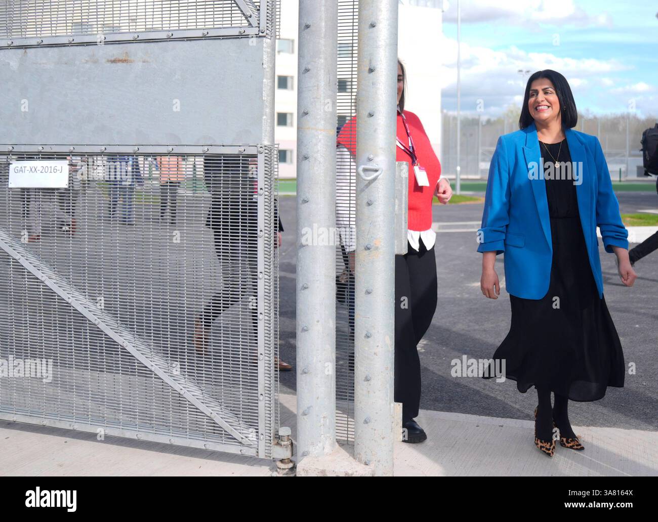 Le secrétaire à la Justice Shabana Mahmood lors de l'ouverture ...
