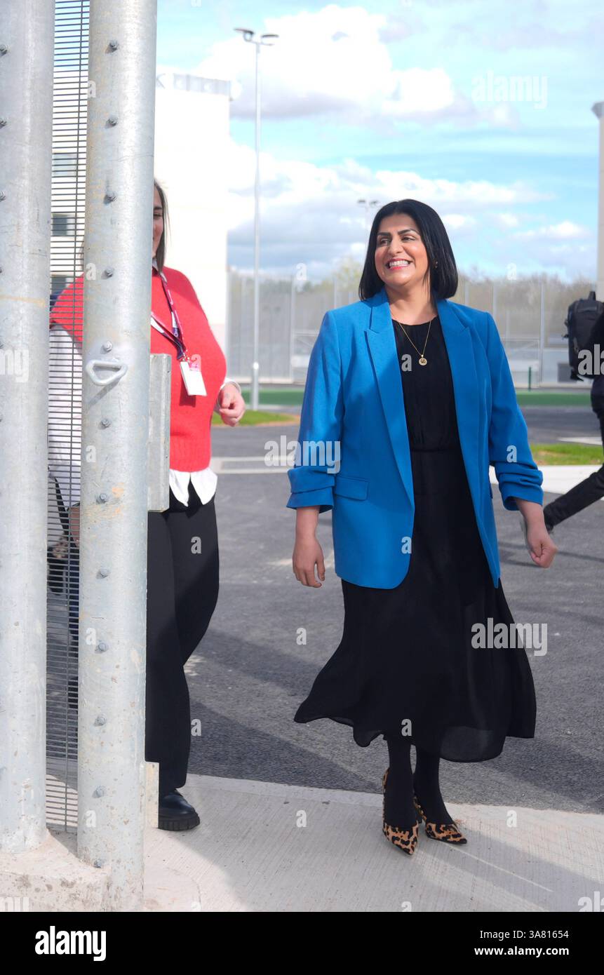 Le secrétaire à la Justice Shabana Mahmood lors de l'ouverture ...