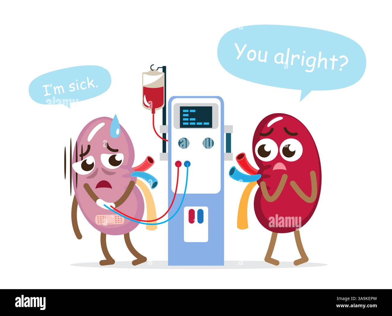 Insuffisance rénale chronique terminale Banque d'images vectorielles ...