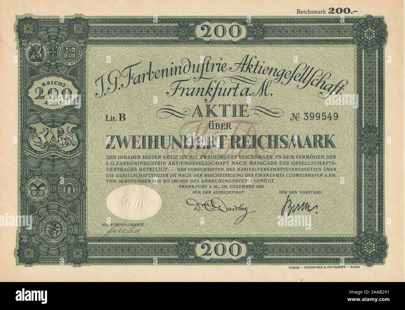 Ig farben Banque de photographies et d’images à haute résolution - Alamy