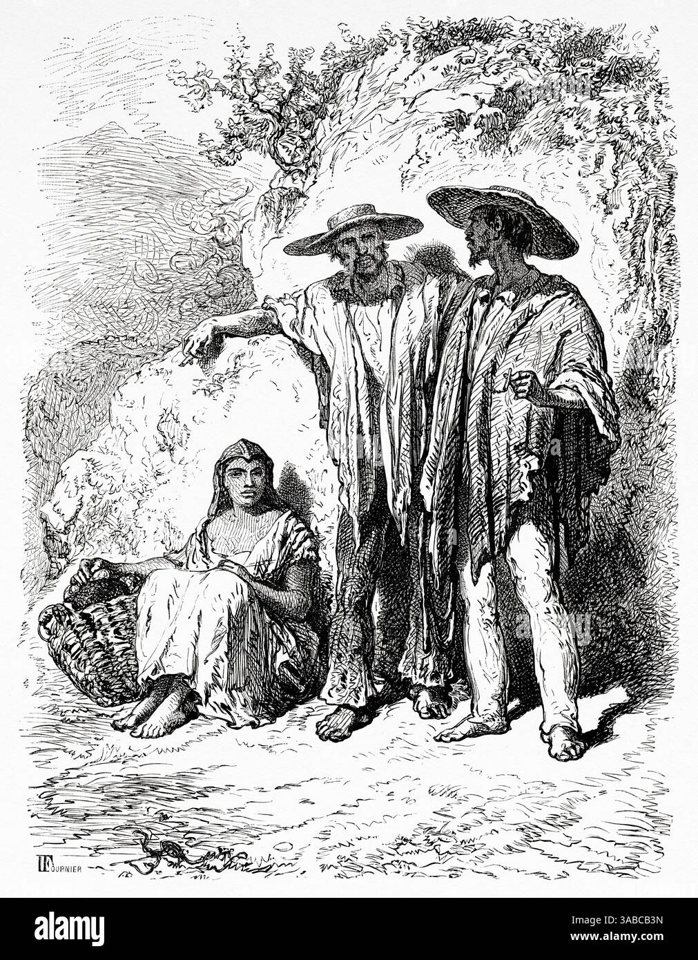 Homme colombien au chapeau Banque d'images détourées - Alamy