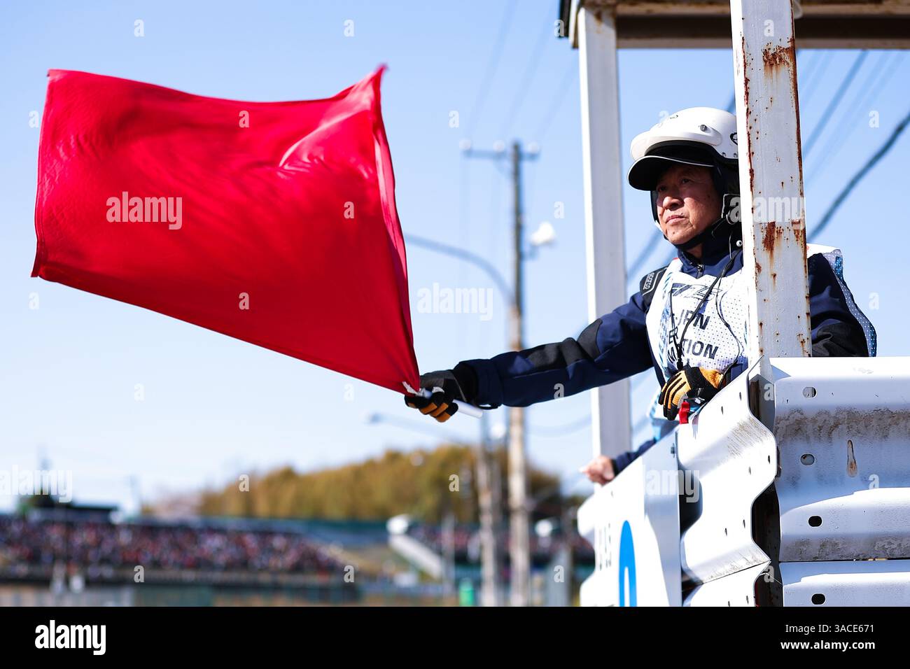 Red Flag, marshall, commissaire de piste, marshal, marshalls, maréchal ...
