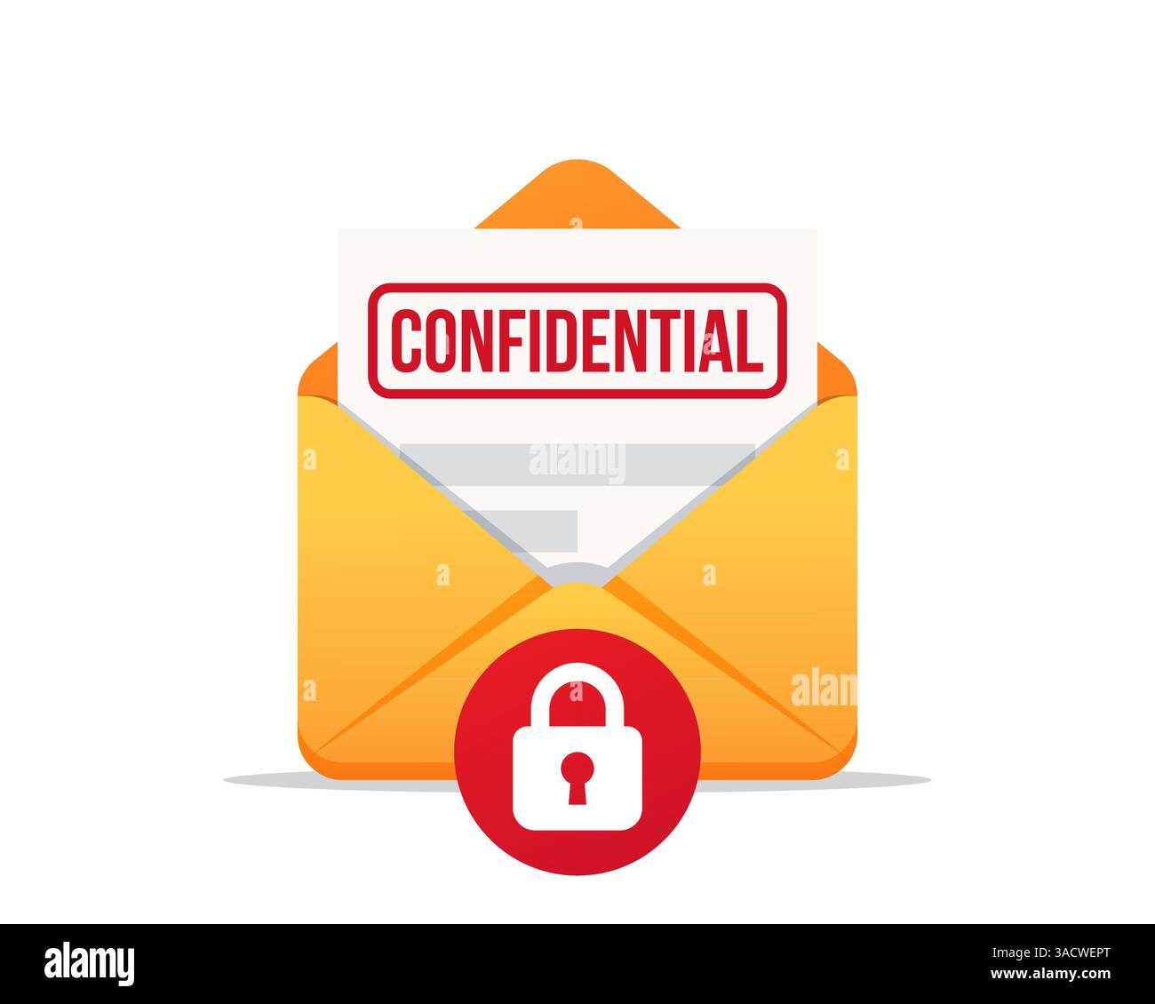 Document confidentiel Banque d'images vectorielles - Alamy