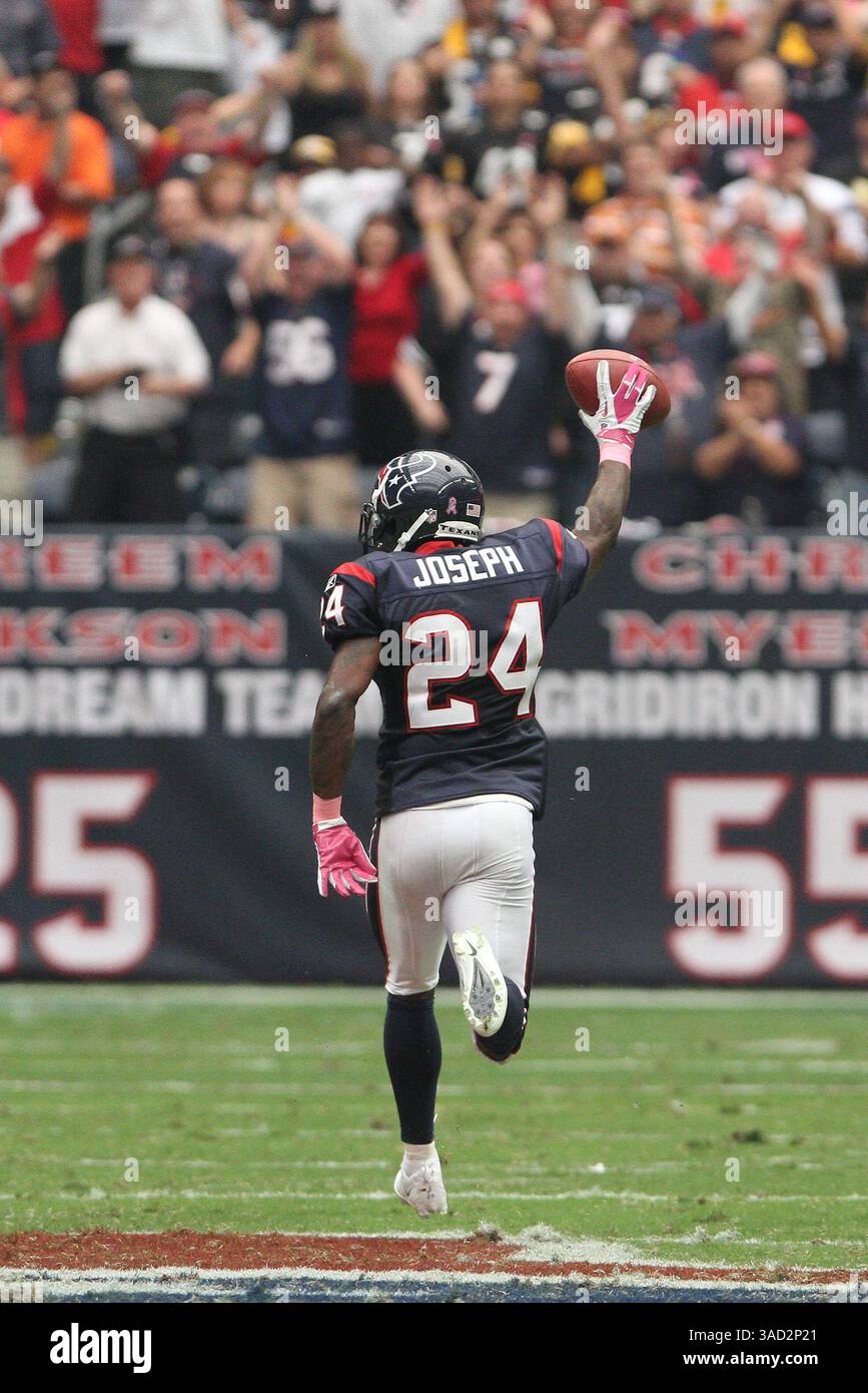 02 octobre 2011 : le cornerback Johnathan Joseph (24 ans) des Houston ...