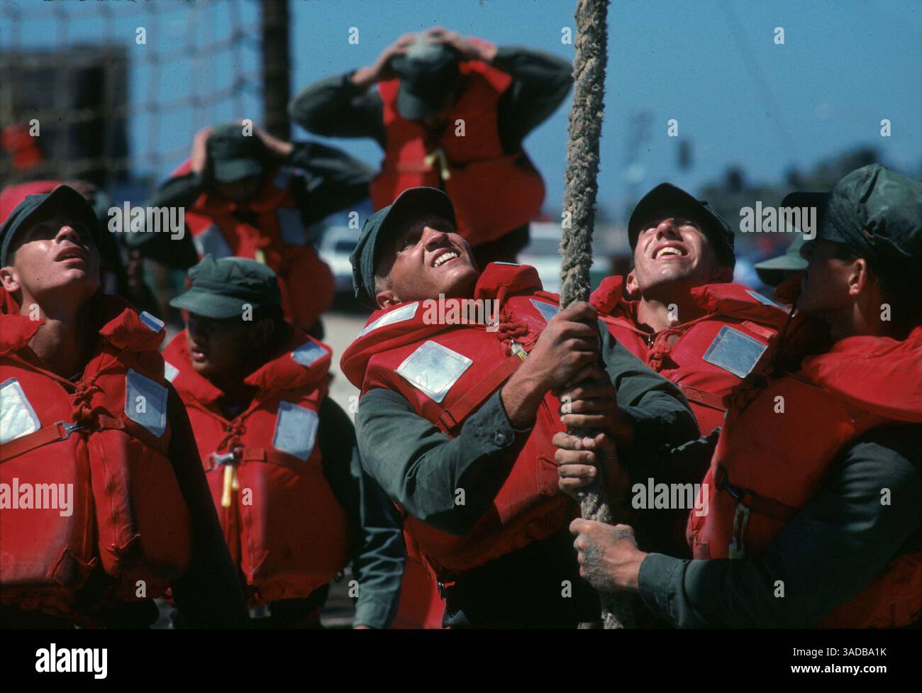 01 mai 2000 ; Coronado, CA, États-Unis ; US Navy SEALs Team, formation ...