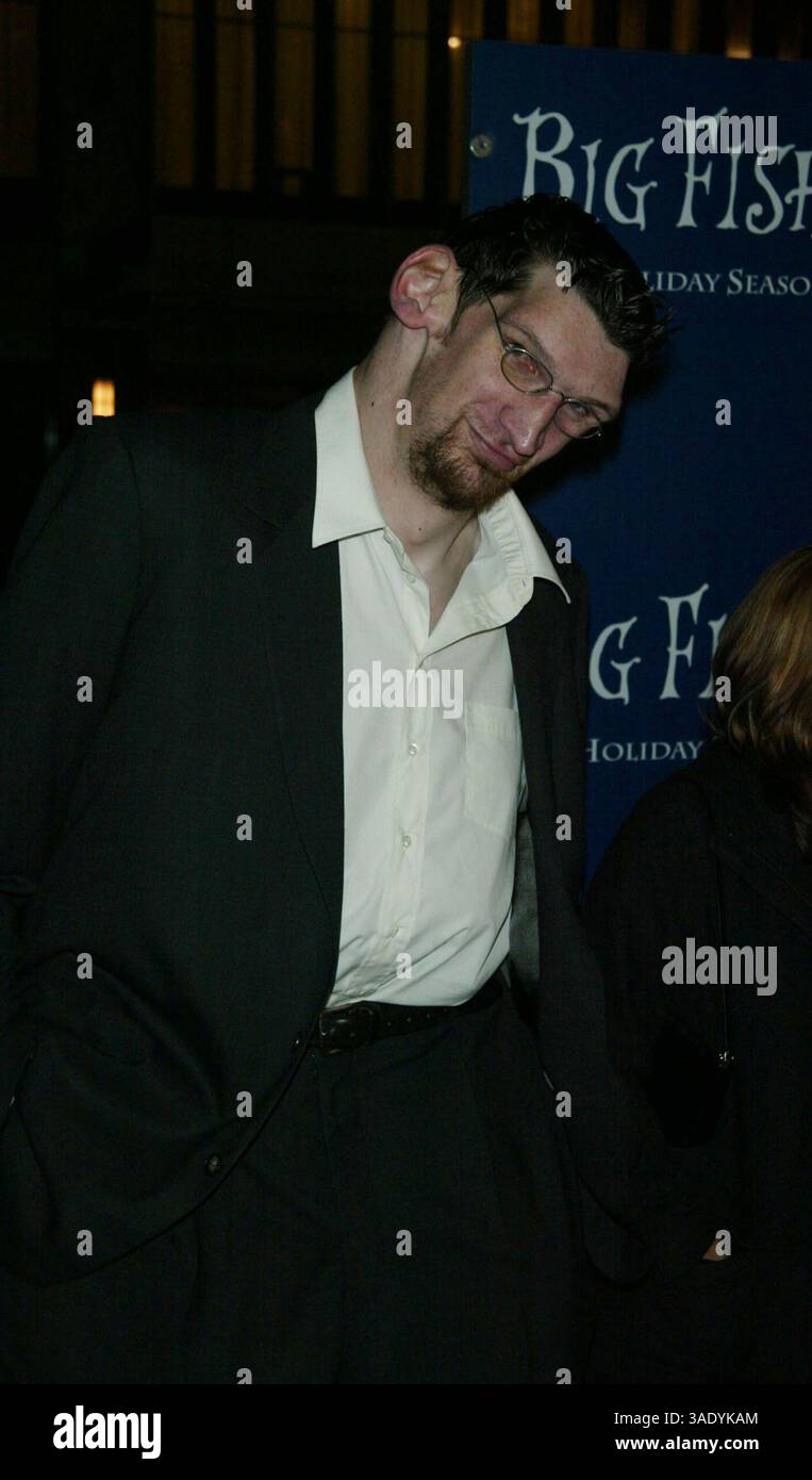 04 décembre 2003 ; New York, NY, États-Unis ; L'acteur MATTHEW MCGRORY ...