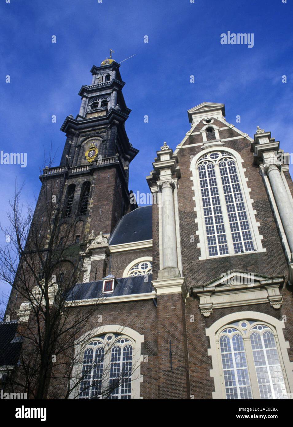 01 décembre 2002 ; Amsterdam, pays-Bas ; Westerkerk, L'église d ...
