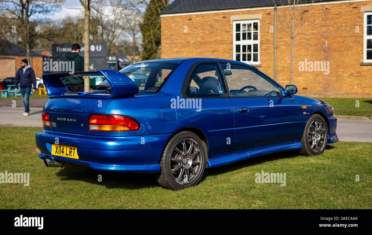 2000 Subaru Impreza P1. Exposé à l'Assemblée du patrimoine de Bicester ...