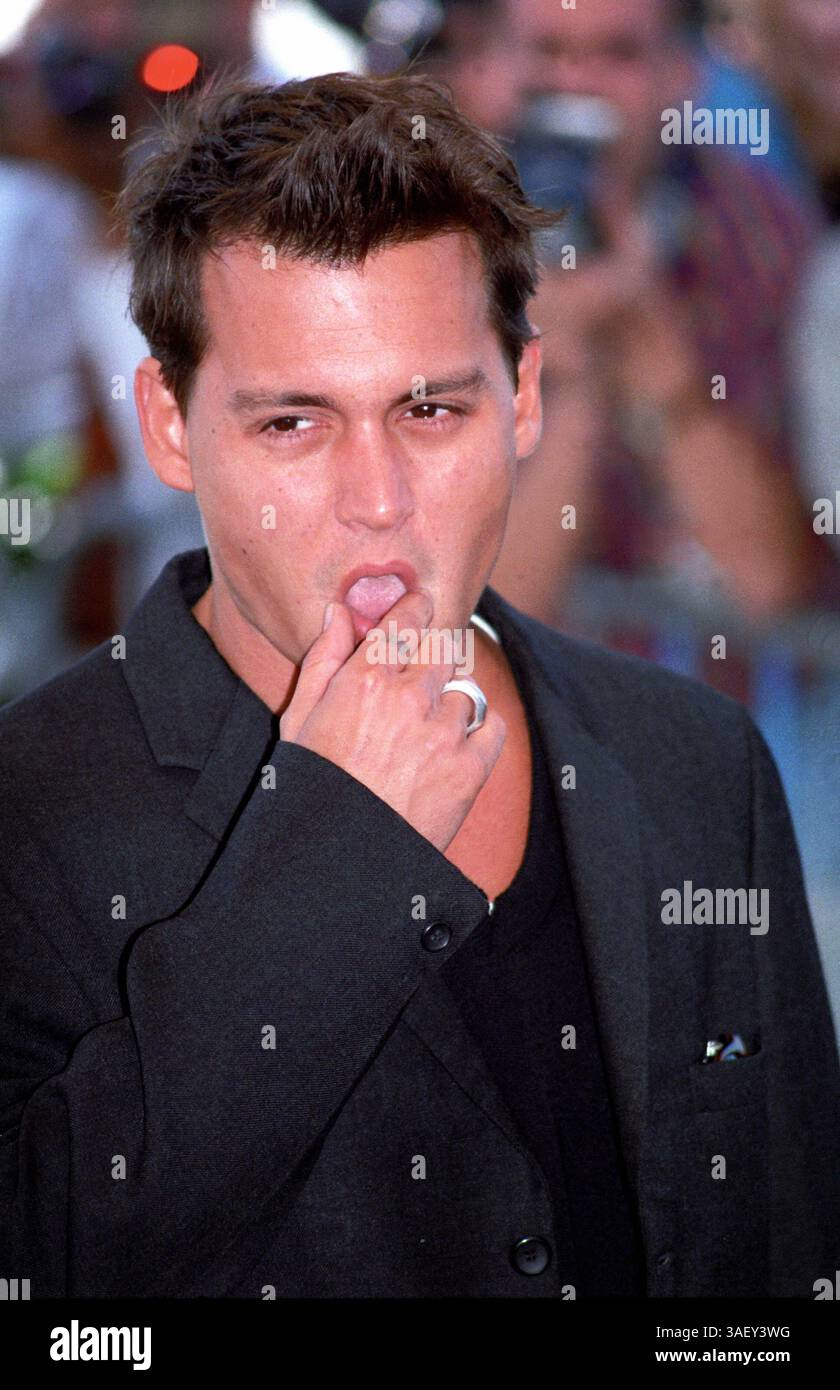 20 mai 1997 ; Cannes, FRANCE ; JOHNNY DEPP au Festival de Cannes 1997 ...