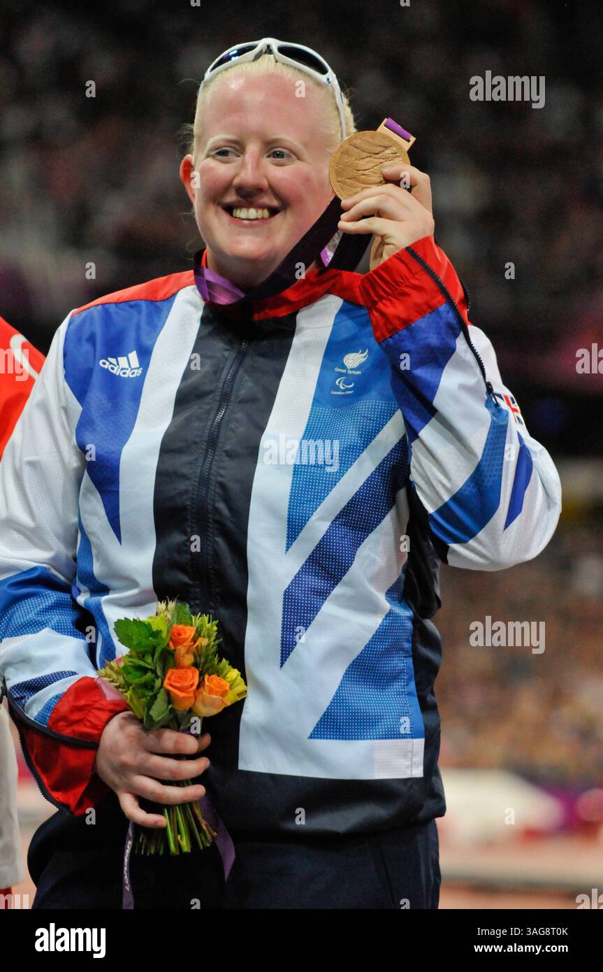 01 septembre 2012 - Londres, Angleterre, Grande-Bretagne - CLAIRE WILLIAMS (GBR-bronze), sur le ...
