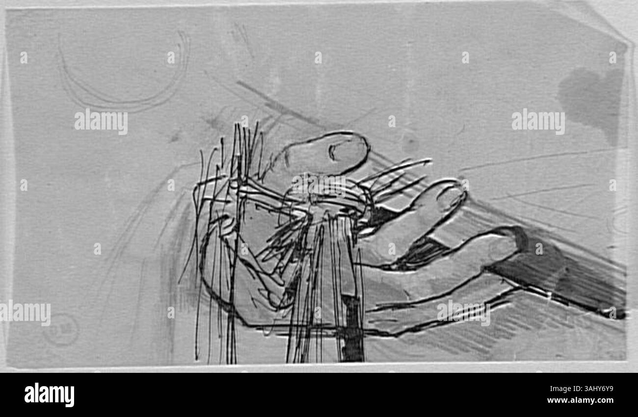 'Étude de la main gauche de Jason pour Jason et Médée' de Gustave ...