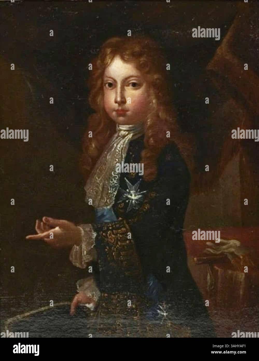 Ce tableau, datant de 1700 environ, est censé représenter Charles de Bourbon, duc de Berry, le ...