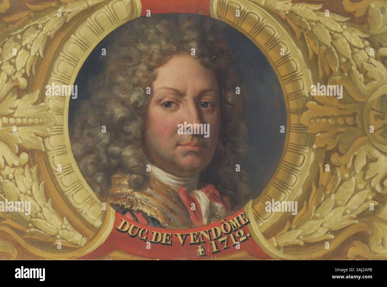 Une gravure du XIXe siècle de Jean-Pierre Franque représente Louis Joseph de Bourbon, duc de ...