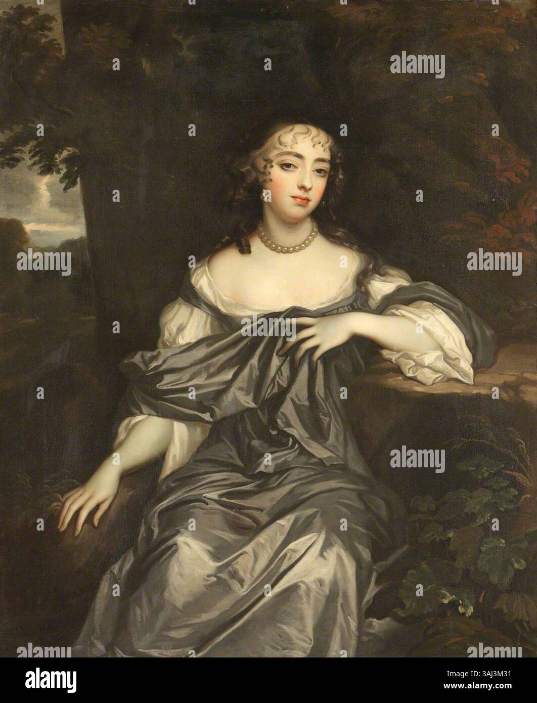 Ce portrait, d’après Peter Lely, représente Frances Brooke, Lady ...