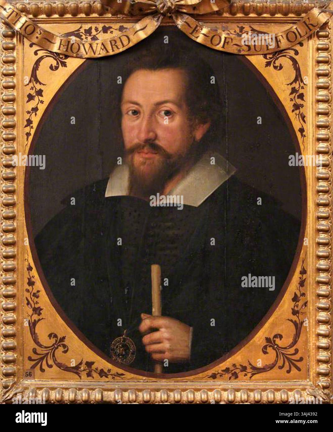 Portrait de Thomas Howard, 1er comte de Suffolk (1561-1626), peint vers ...