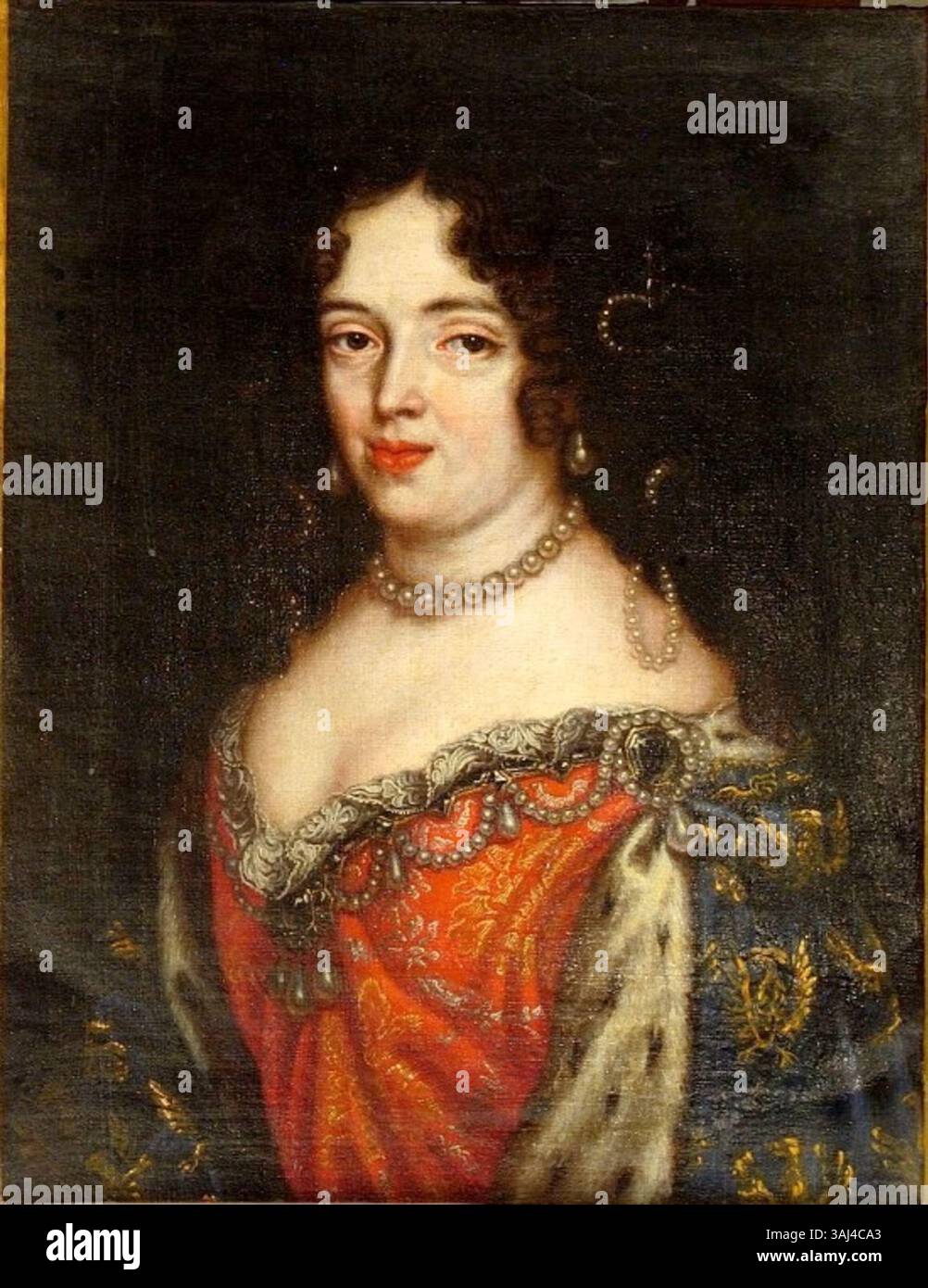 Portrait de Marie Casimire Louise de la Grange d'Arquien (1641-1716 ...