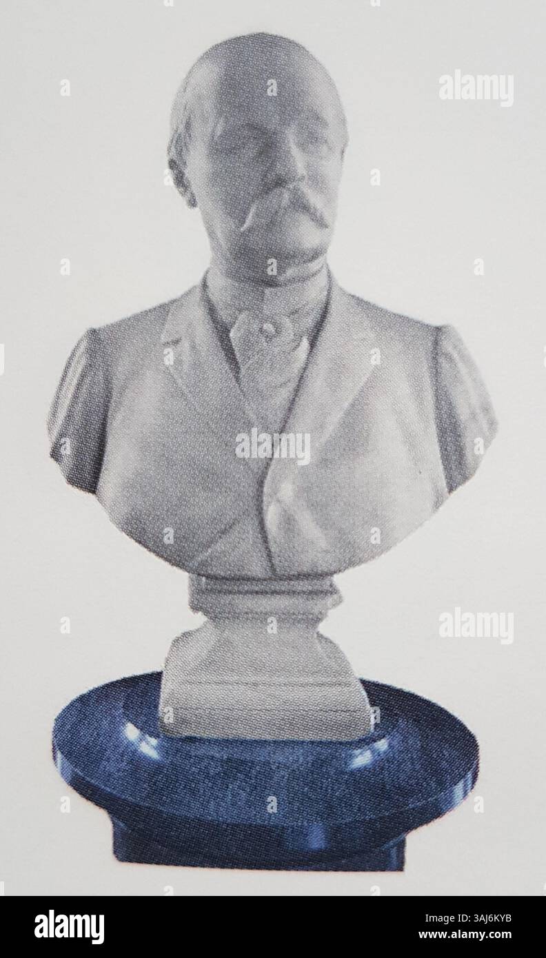 La sculpture en marbre de Jacob Julius Lindfors de Walter Runeberg ...