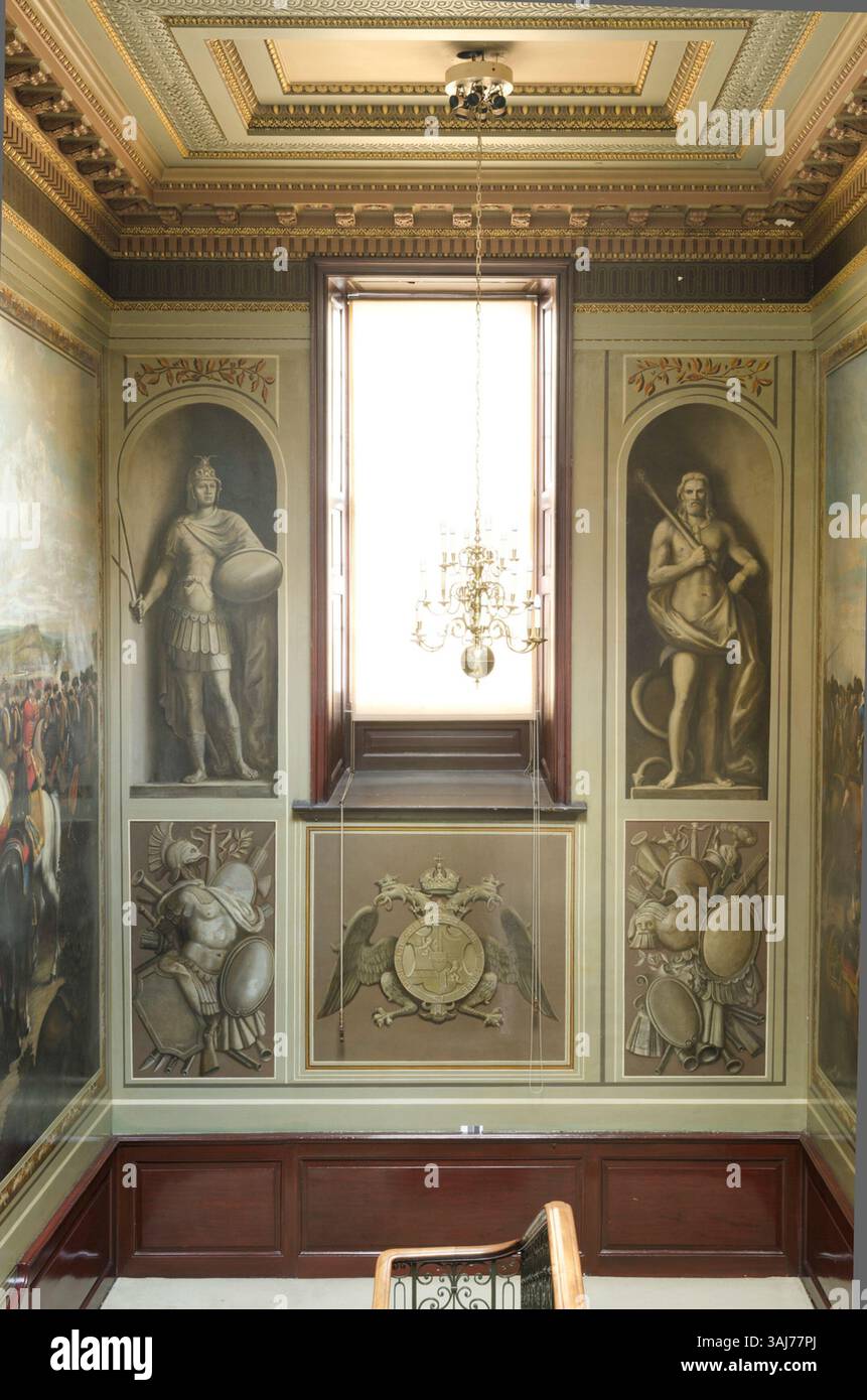 Cette peinture de 1713-1714 représente les figures mythologiques mars ...