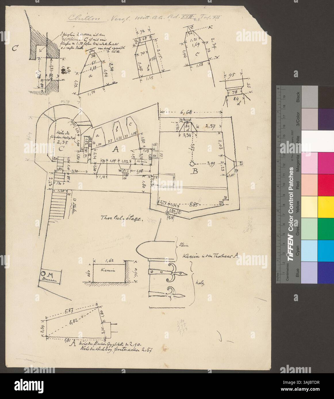 Cette illustration de Johann Rudolf Rahn, réalisée entre 1860 et 1890 ...