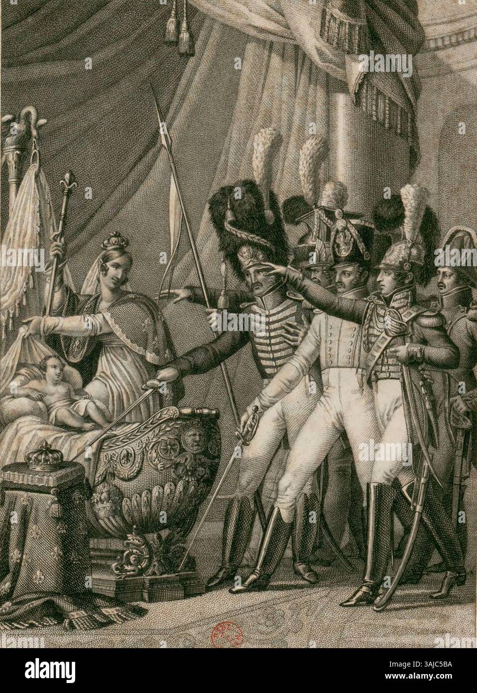 Jean Geoffroy and Denis-Sébastien Leroy's 'Serment' (circa 1800 ...