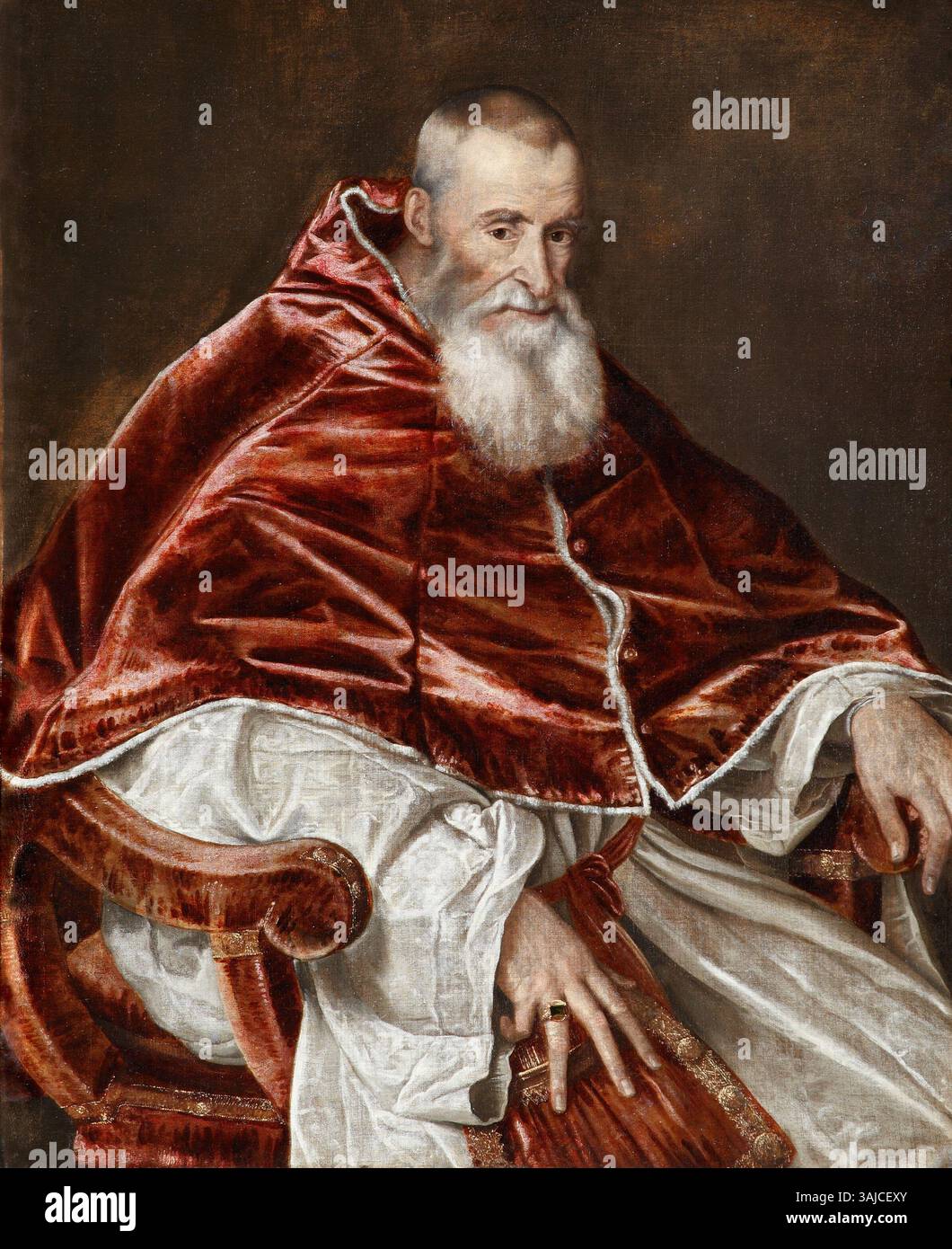 This portrait of Pope Paul III Farnese, painted by Titian and his ...