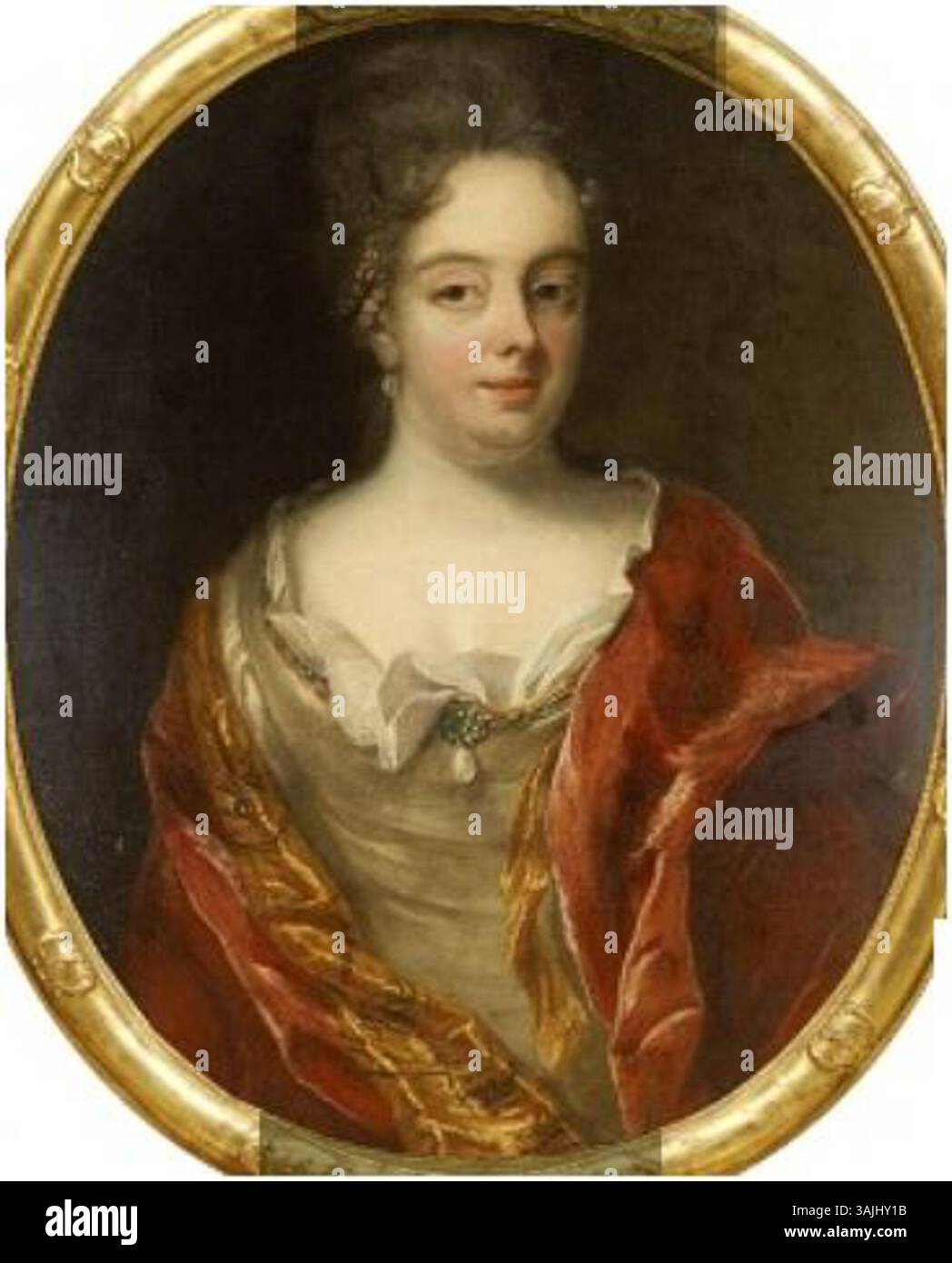 Portrait présumé de Christina Beata Lillie, épouse de Carl Philip Sack ...