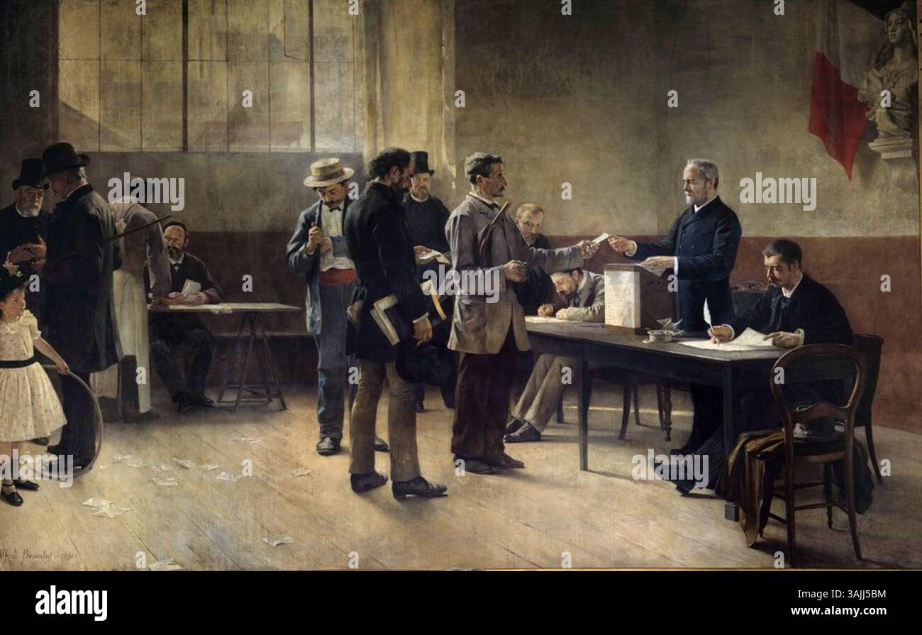 Suffrage universel peinture Banque de photographies et d’images à haute ...