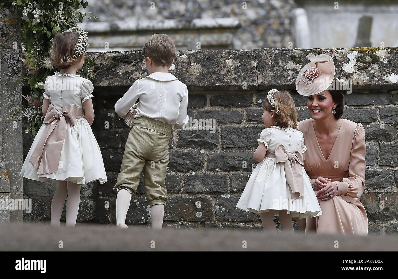 20 mai 2017 - Englefield, GRANDE-BRETAGNE - Kate, duchesse de Cambridge ...