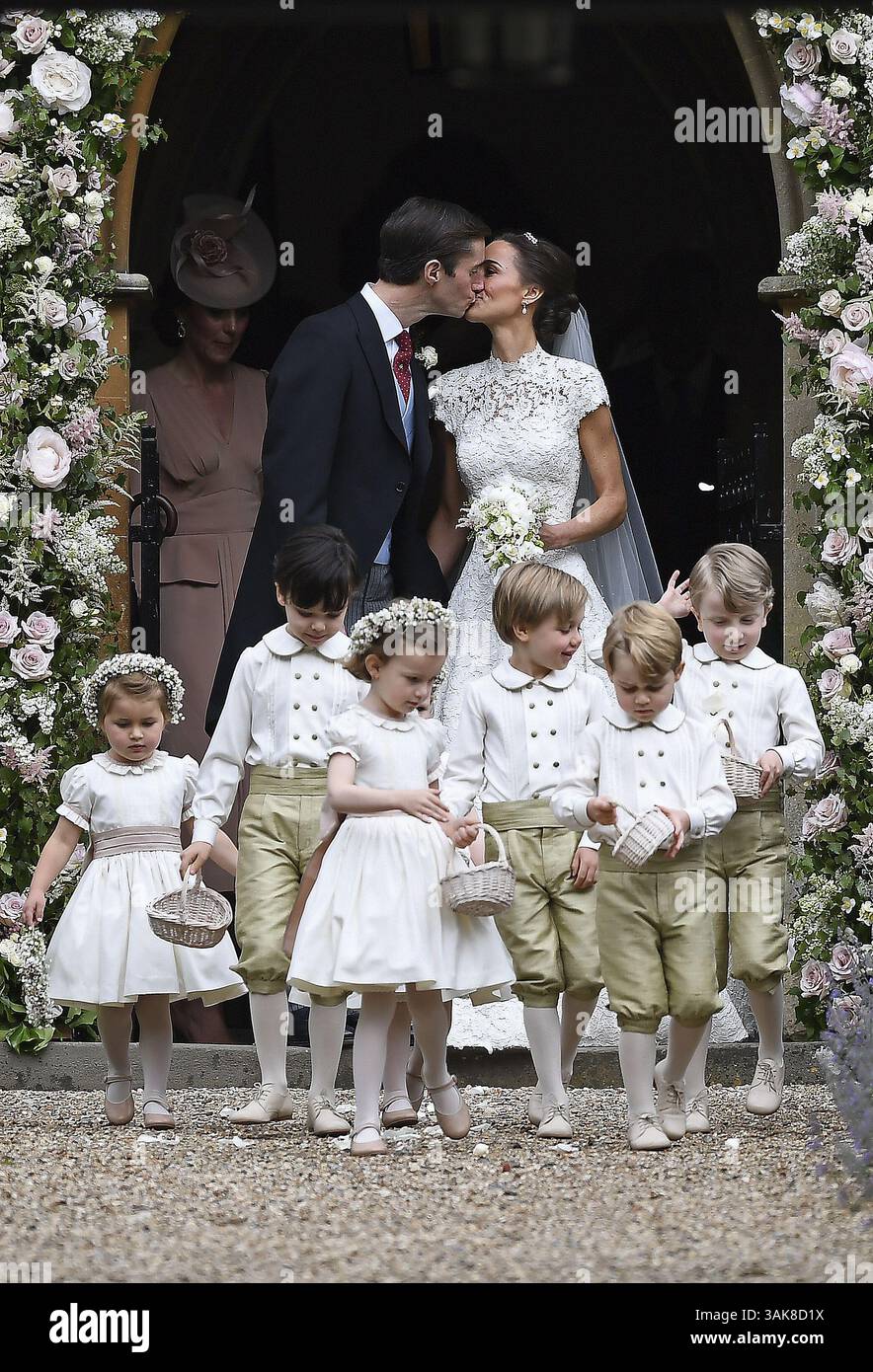 20 mai 2017 - Englefield, GRANDE-BRETAGNE - Pippa Middleton, arrière ...