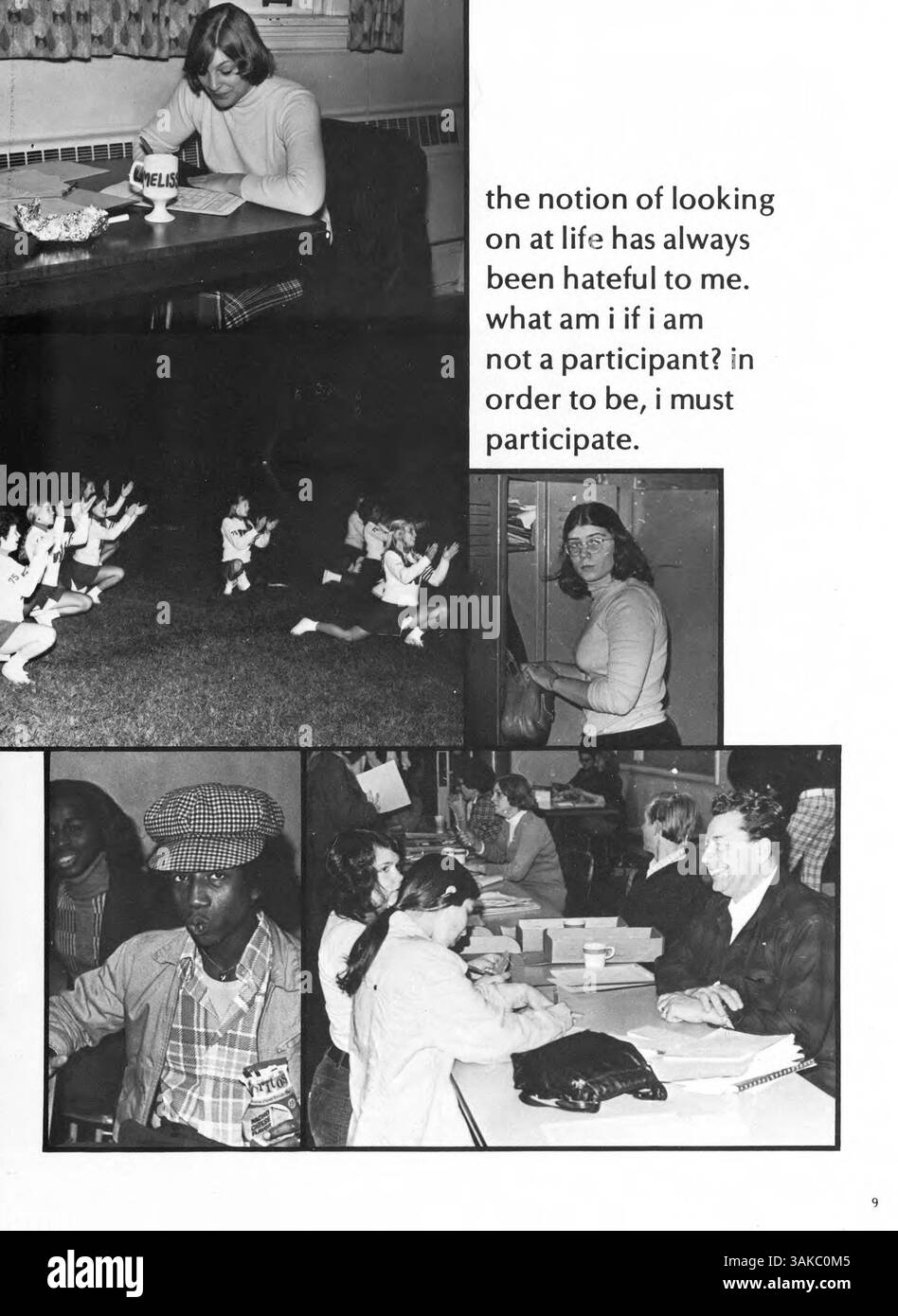 Le West High Yearbook 1975, Hesperian, couvre les étudiants, les ...