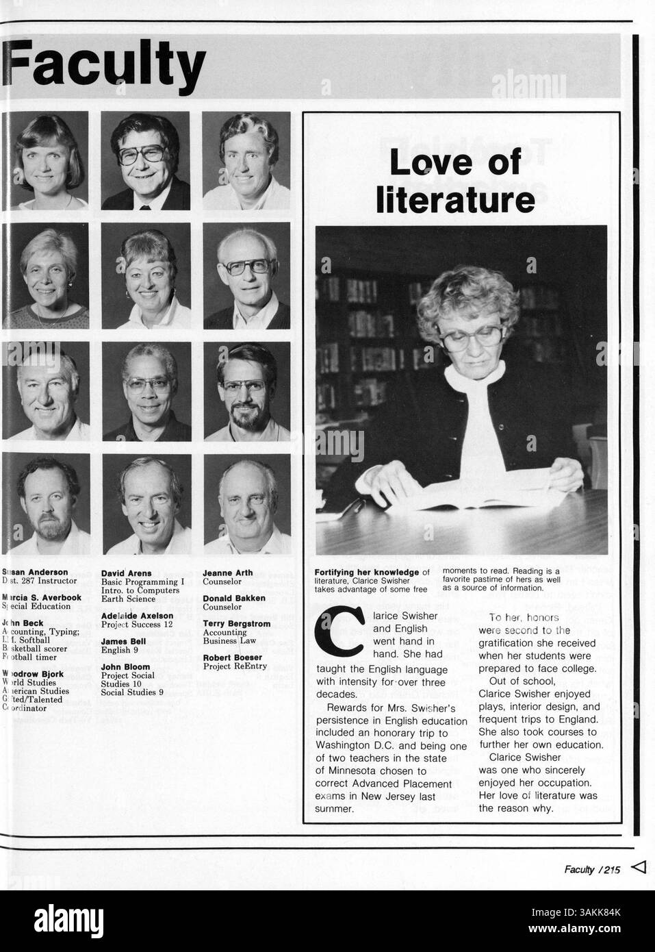 Le Kennedy High Yearbook 1988 présente les réalisations et les ...