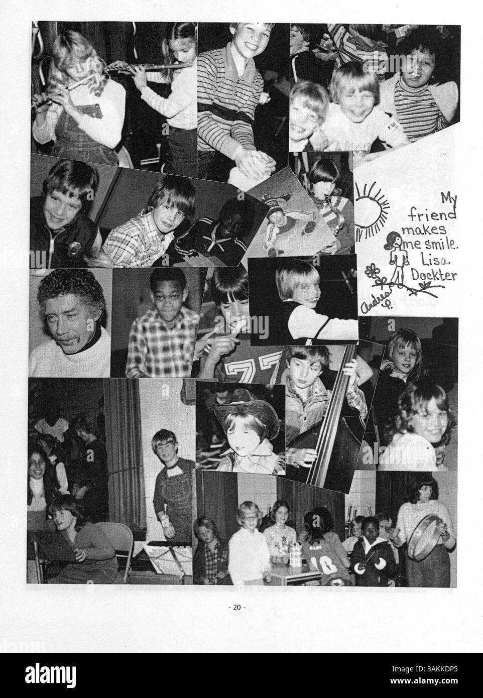 Cet annuaire scolaire de l'école primaire Putnam 1982 documente les ...