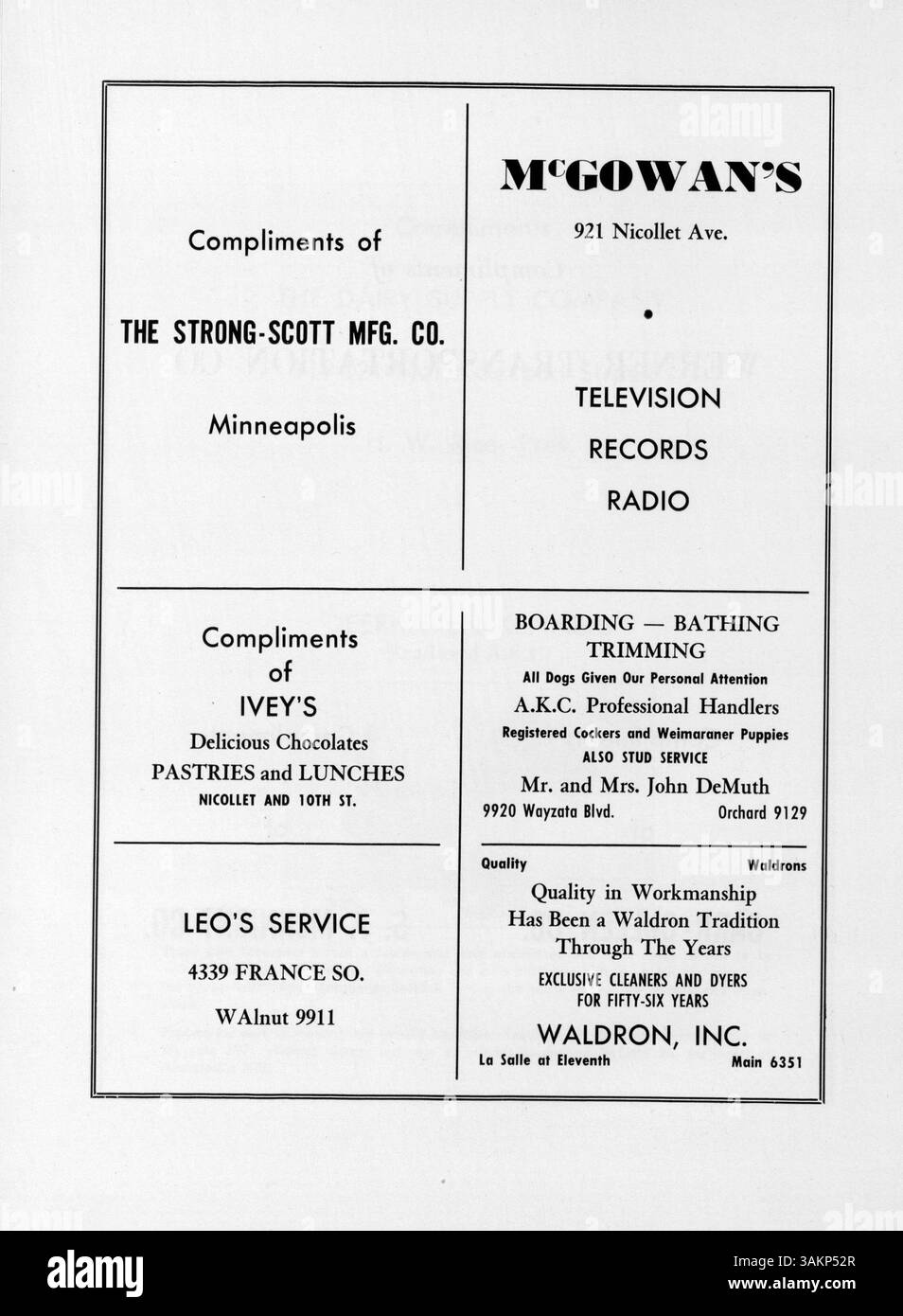 L’édition 1951 du Northrop Collegiate Yearbook met en lumière les ...