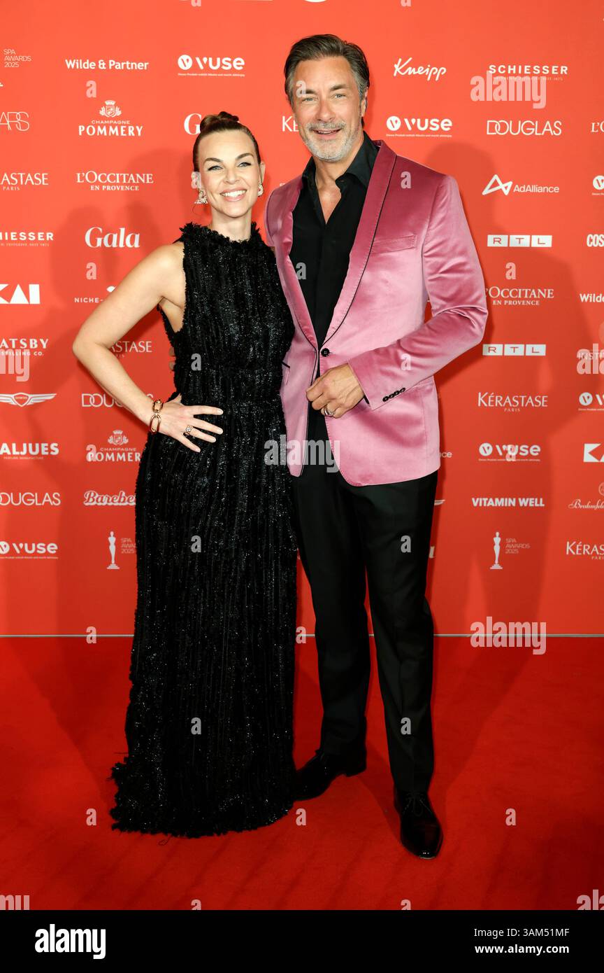Annika Lau und Marco Schreyl BEI der 28. Verleihung der Spa Awards 2025 ...