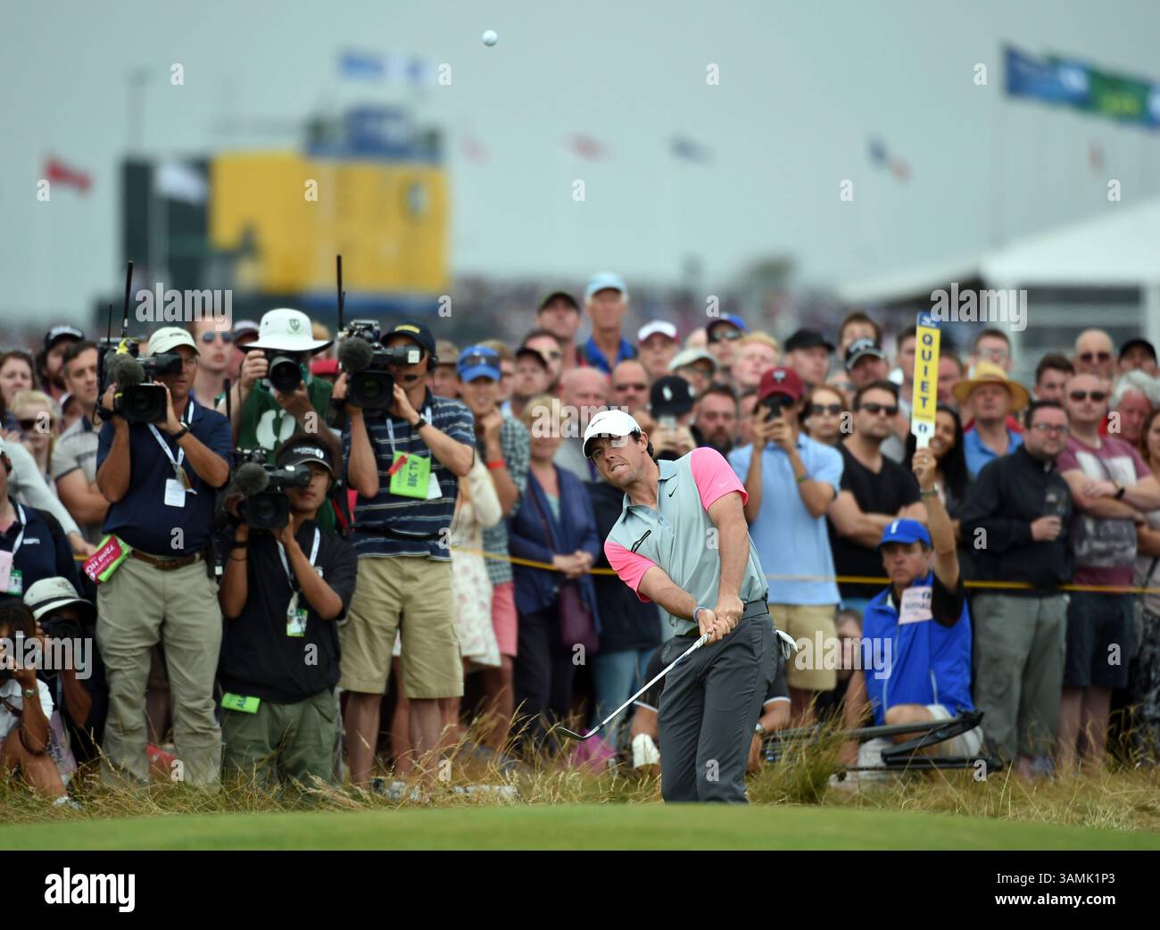 20 juillet 2014 ; Wirral, Merseyside, GBR ; Rory McIlroy joue de la ...